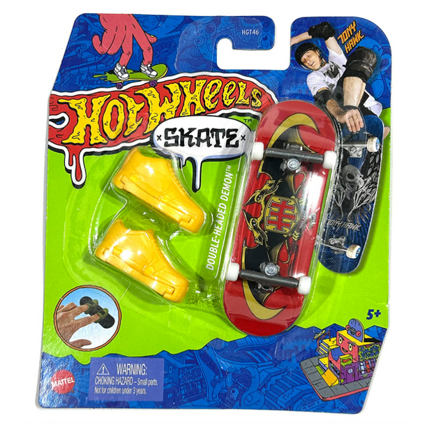 Hot Wheels Skate Tony Hawk Fingerboard & Skate Shoes - Double-Headed ...