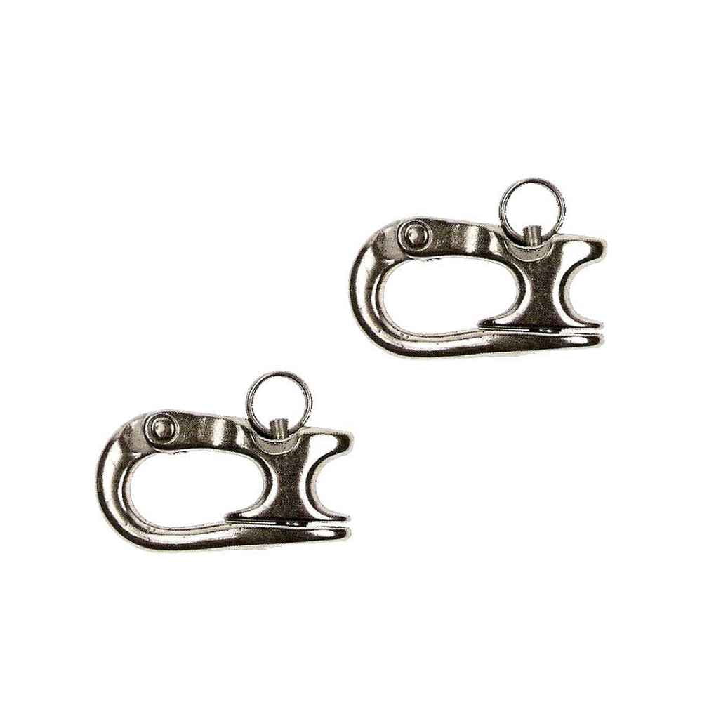 2-1/2" Rope Sheet Snap Shackle Type 316 Stainless Steel - 2 Pack ...