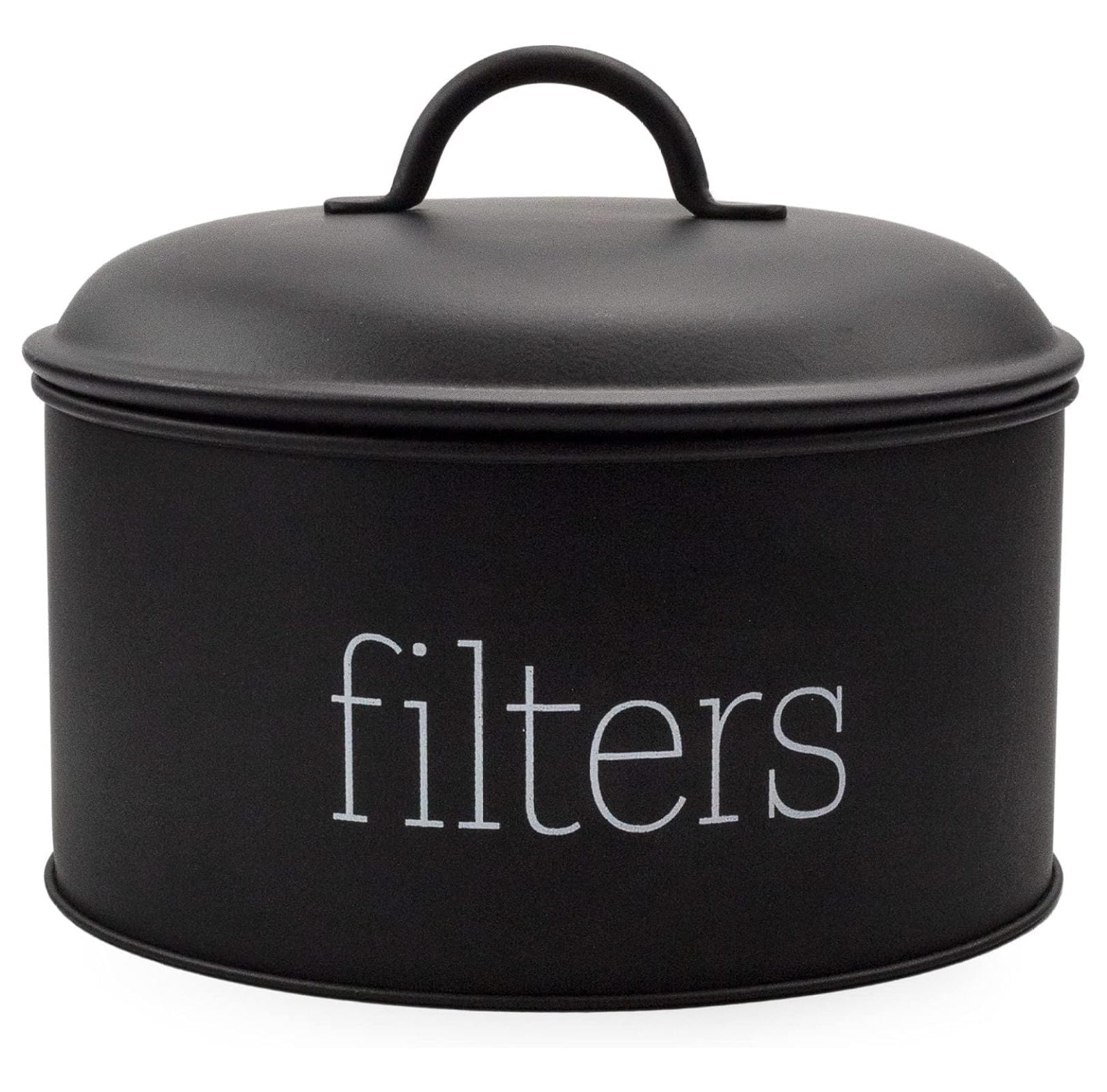Portafiltros de café en forma de cesta (negro), recipiente esmaltado ...
