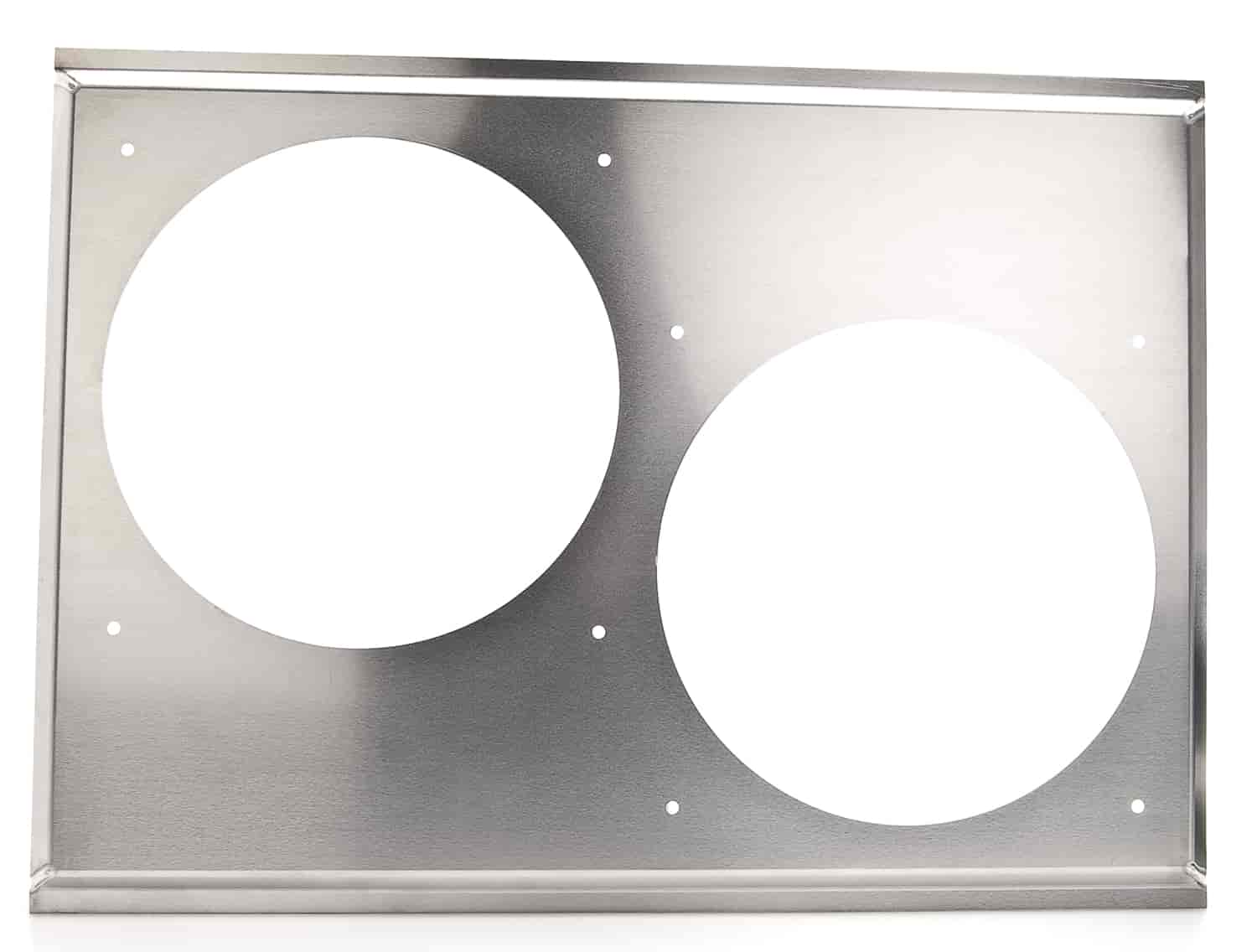 JEGS 52066 Aluminum Fan Shroud For Dual 11 in. Fans 25 5/8 in. W x 17 1 ...