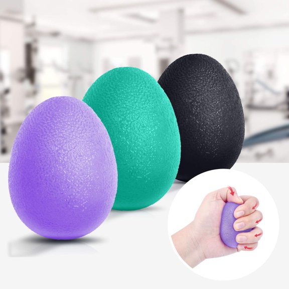 THERABAND Hand Exerciser, Soft, Red, Beginner, 2 IN, Stress Ball, Grip ...