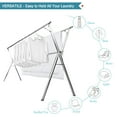 Free Shipping! JAUREE 95 Inches Clothes Drying Rack, Stainless Steel ...
