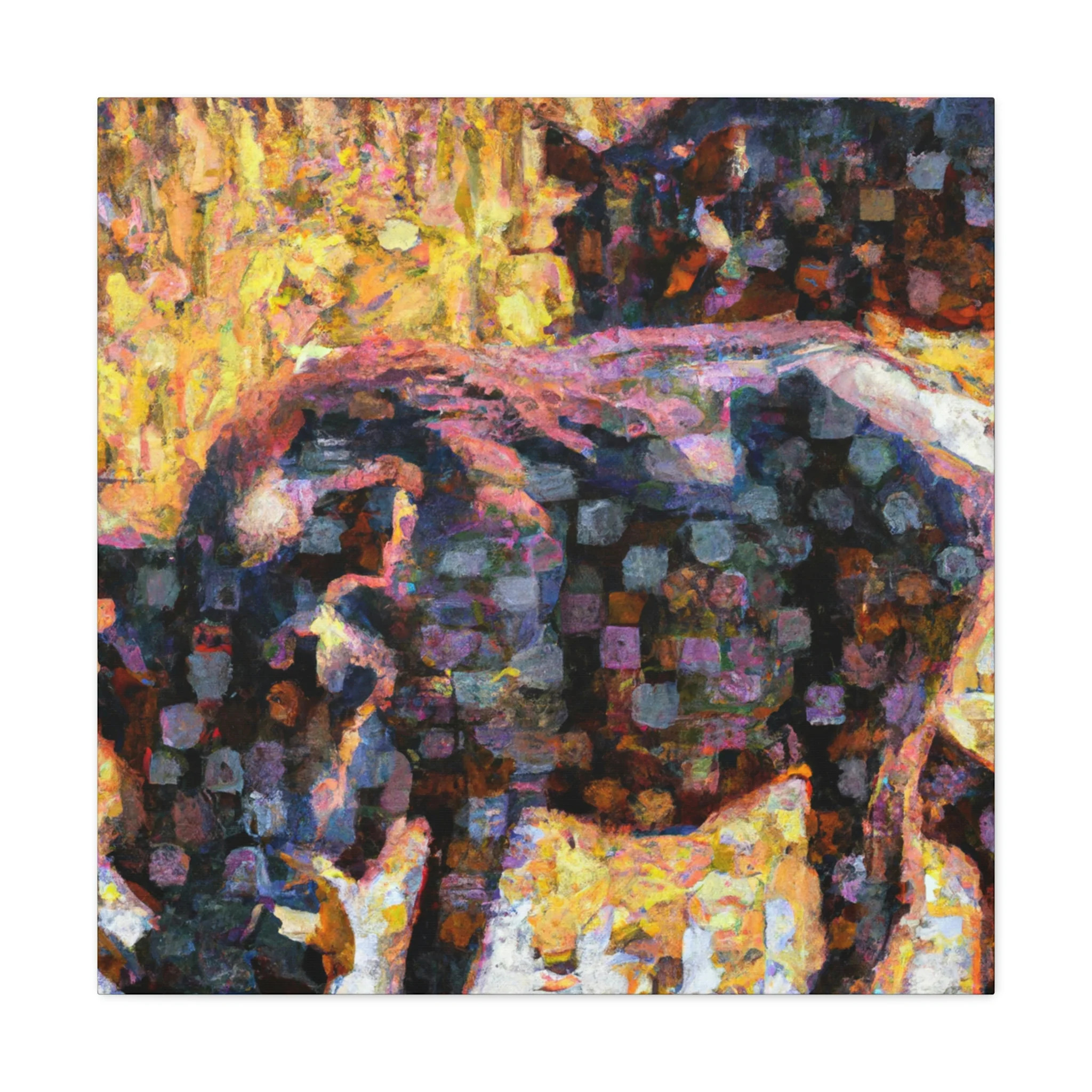 Warthog in Impressionism - Canvas - Walmart.com