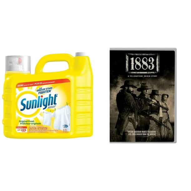 Sunlight Liquid Laundry Detergent, 225 Wash Loads + 1883: A Yellowstone ...