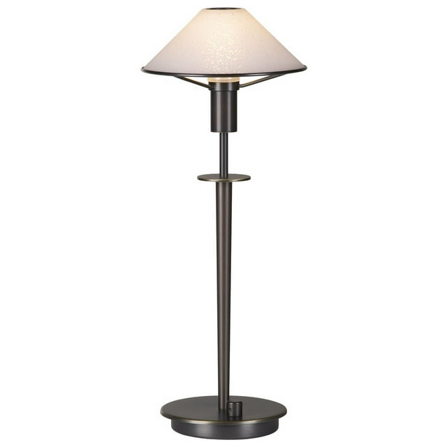 Holtkoetter White Glass Shade Olde Bronze Halogen Desk Lamp - Walmart.com