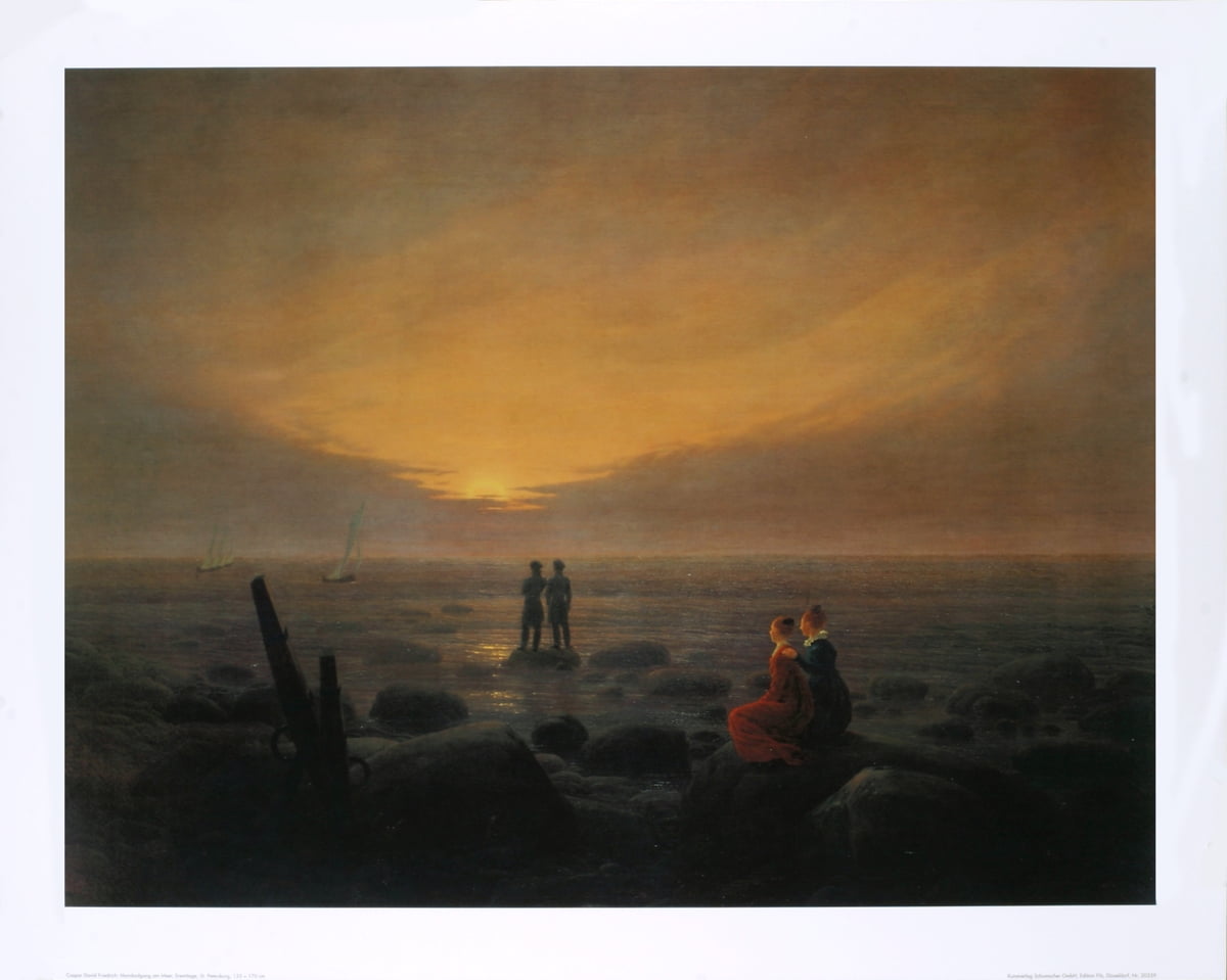 Caspar David Friedrich-Mondaufgang Am Meer-Poster - Walmart.com Caspar David Friedrich-Mondaufgang Am Meer-Poster - Walmart.com