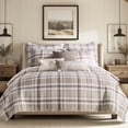 Levtex Home - Spencer Plaid Neutral - King Quilt (106x92in.) - Plaid ...