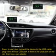 Eisoary Head-up Display Large Screen Anti-slip ABS Accurate USB Digital ...