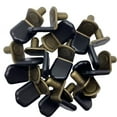 Qtmnekly Bronze Shelf Pins, Glass Supports Furniture Cabinet Closet ...