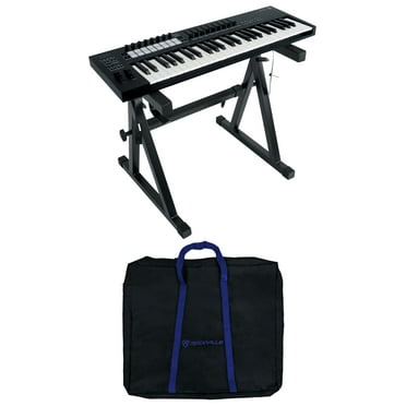 Rockville Z45W Z-Style 2-Tier Keyboard Stand+Wheels+Bag+Adjustable Height+Width - Walmart.com