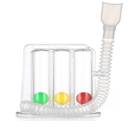 HUACA Respiratory trainer three ball transparent spirometry lung ...