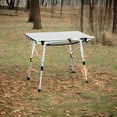 Quick Adjust Roll-Up Table, Aluminum Folding Table with Carrying Bag ...