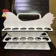 Clearance 1*Egg Rack Creative Hen Shaped Egg Storage Rack Farm The Coop ...