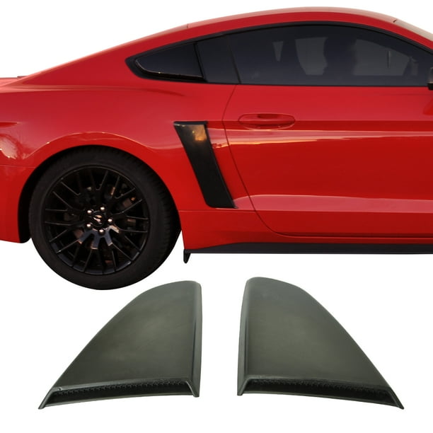 Ikon Motorsports Compatible with 15-23 Mustang Unpainted Rear Quarter ...