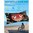 Cherry Blossom Crane Sun Shade Sail 12'X16' Paper Fan Japanese Style ...
