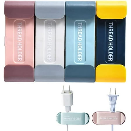 YDJKET 4 Pack Cable Management Clip, Cord Organizer, Data Cable ...