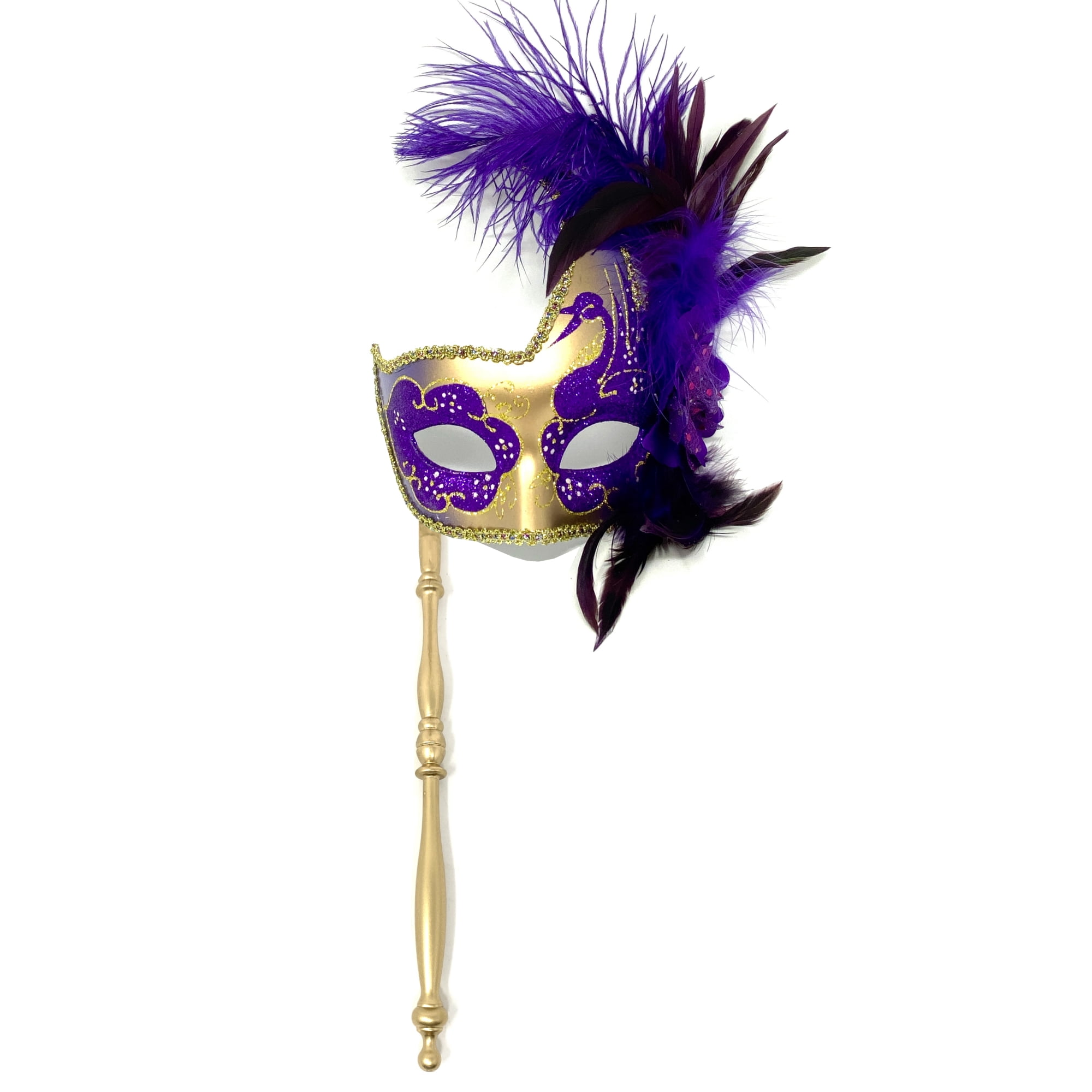 Female Masquerade Masks On A Stick