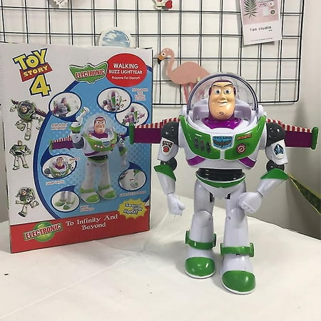 Buzz Lightyear Action Figure Interactives Talking Disney Posable Movie ...