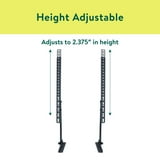 onn. Tabletop TV Stand for 37" to 70" TV's, Supports up to 88 lbs ...