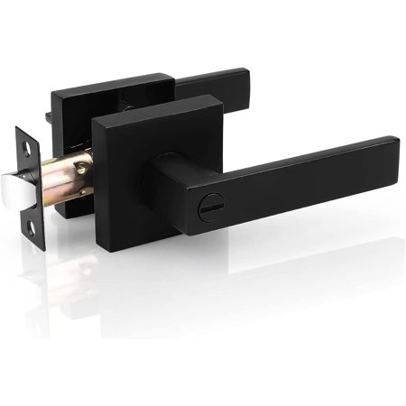 Probrico Square Interior Door Lever Door Knob Door Handle Lock Half ...