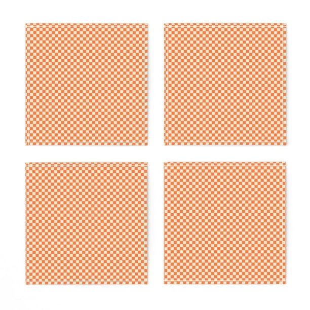 Orange Checkerboard