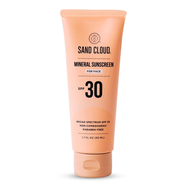 Protector solar Sand Cloud Broad Spectrum SPF 30 para rostro, 50 ml ...