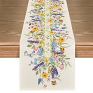 Winter Scene Lighted Snow Table Runner Set for Mantel Season Display ...
