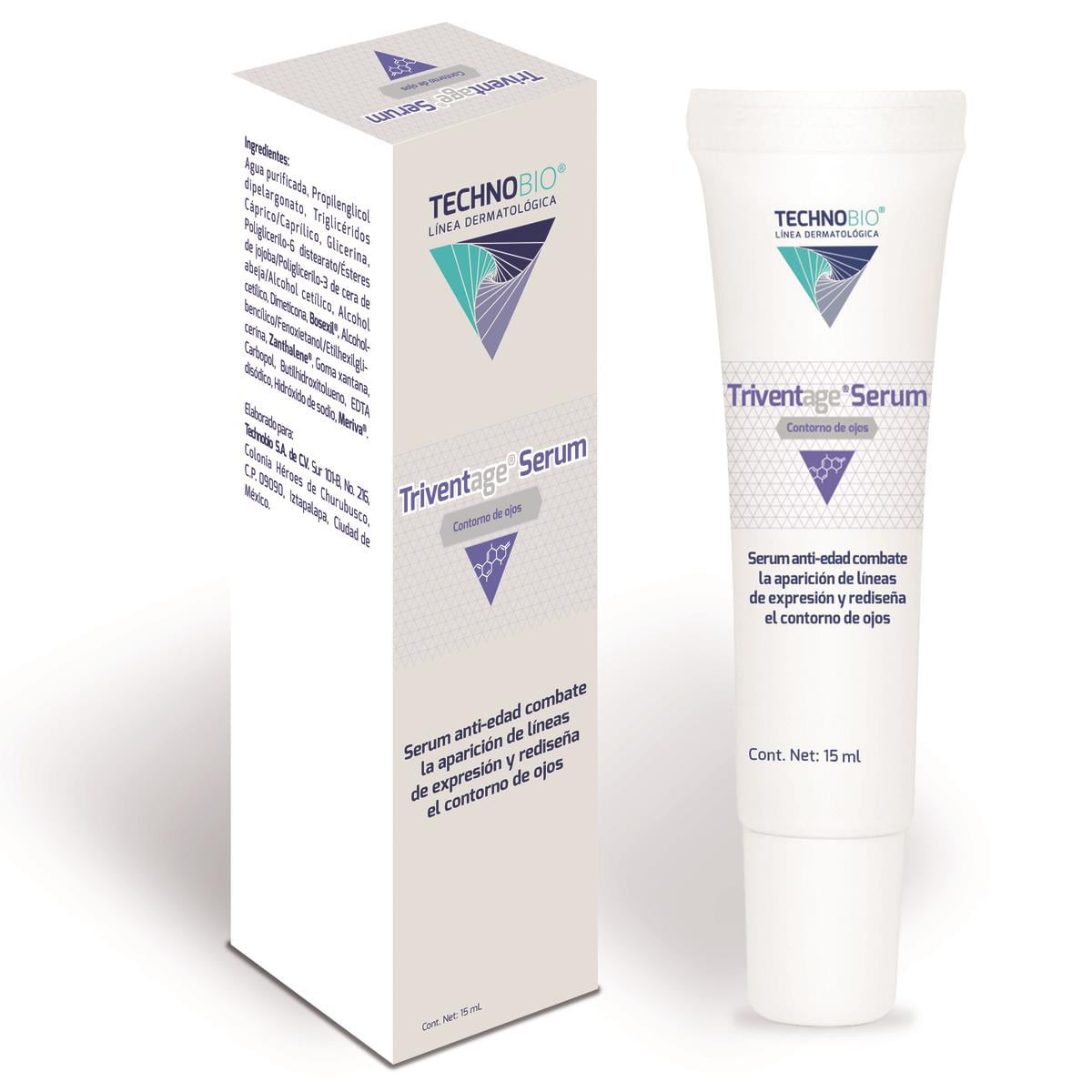 Contorno de Ojos Technobio Triventage 15Ml | Bodega Aurrera en línea