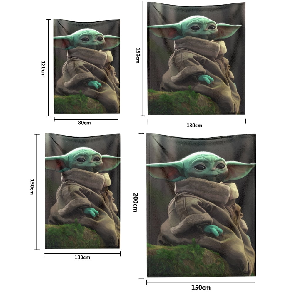 Baby Yoda Blanket Super Soft and Cozy Fleece Blanket - Walmart.com