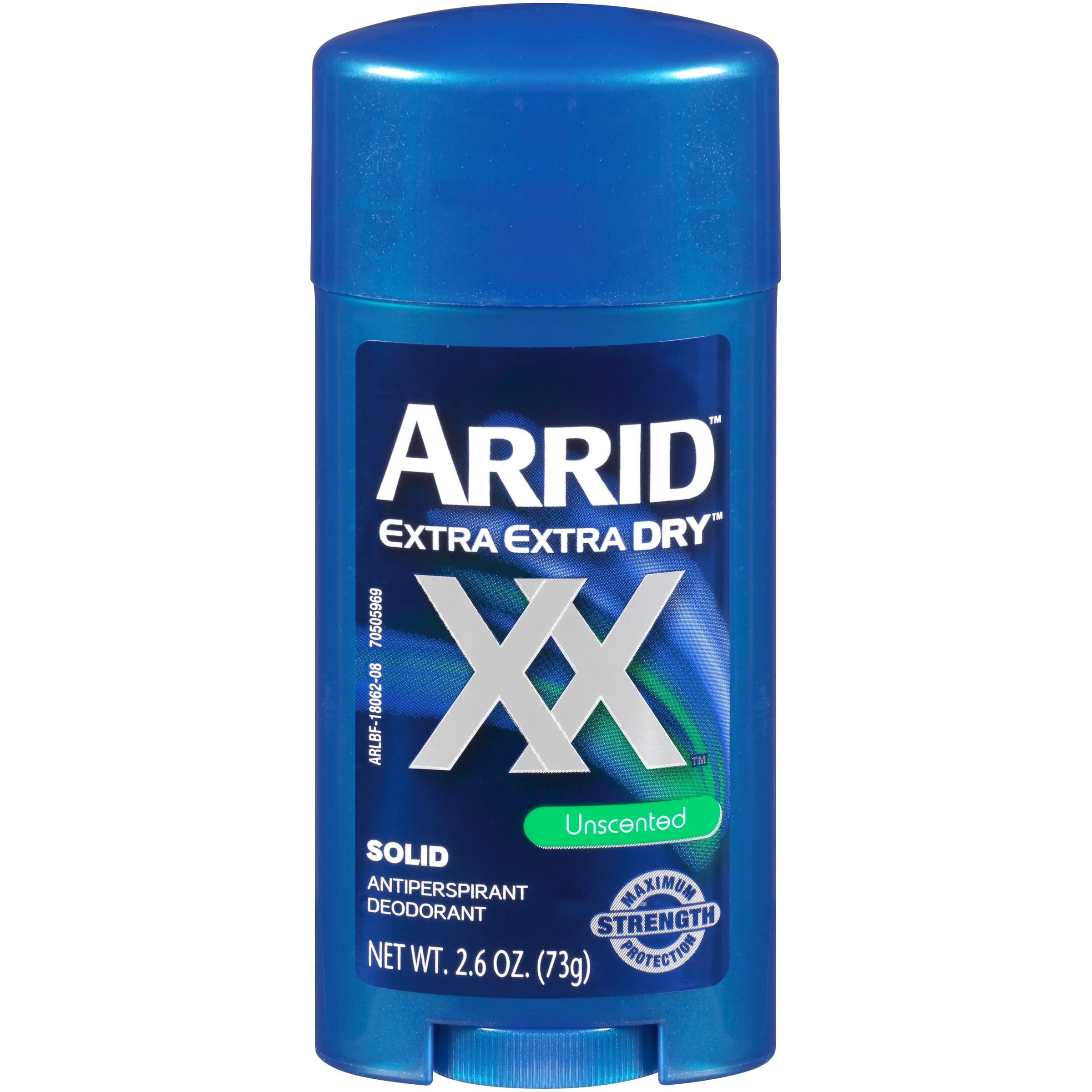 Arrid XX Extra Extra Dry Solid Antiperspirant Deodorant, Unscented, 2.6 ...