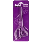JAM Paper Multi Purpose Precision Scissors, Purple, 1/Pack, 8 inch ...