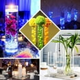 "Efavormart 6 Pack | 14"" Large Base Wide Clear Cylinder Glass Vases ...