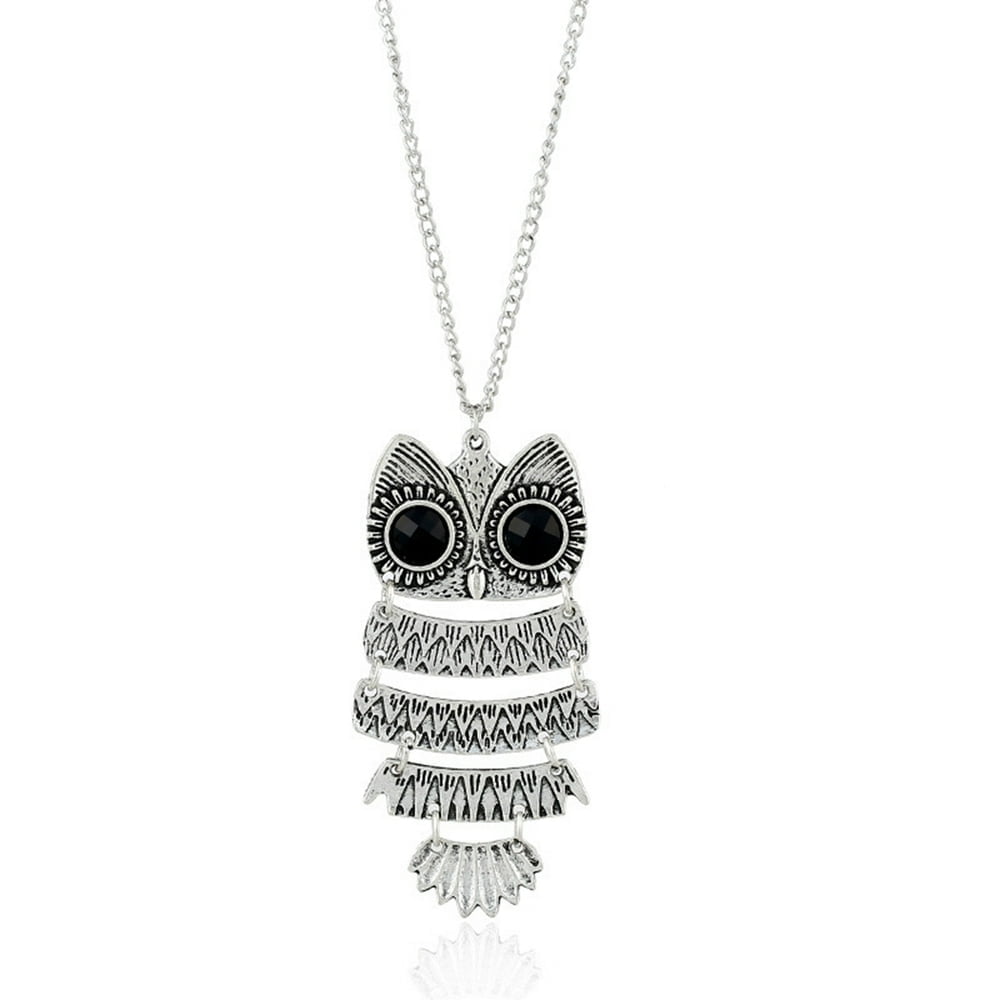 Click here for Generic Pendant Necklace Vintage Owl Decor Charm N... prices