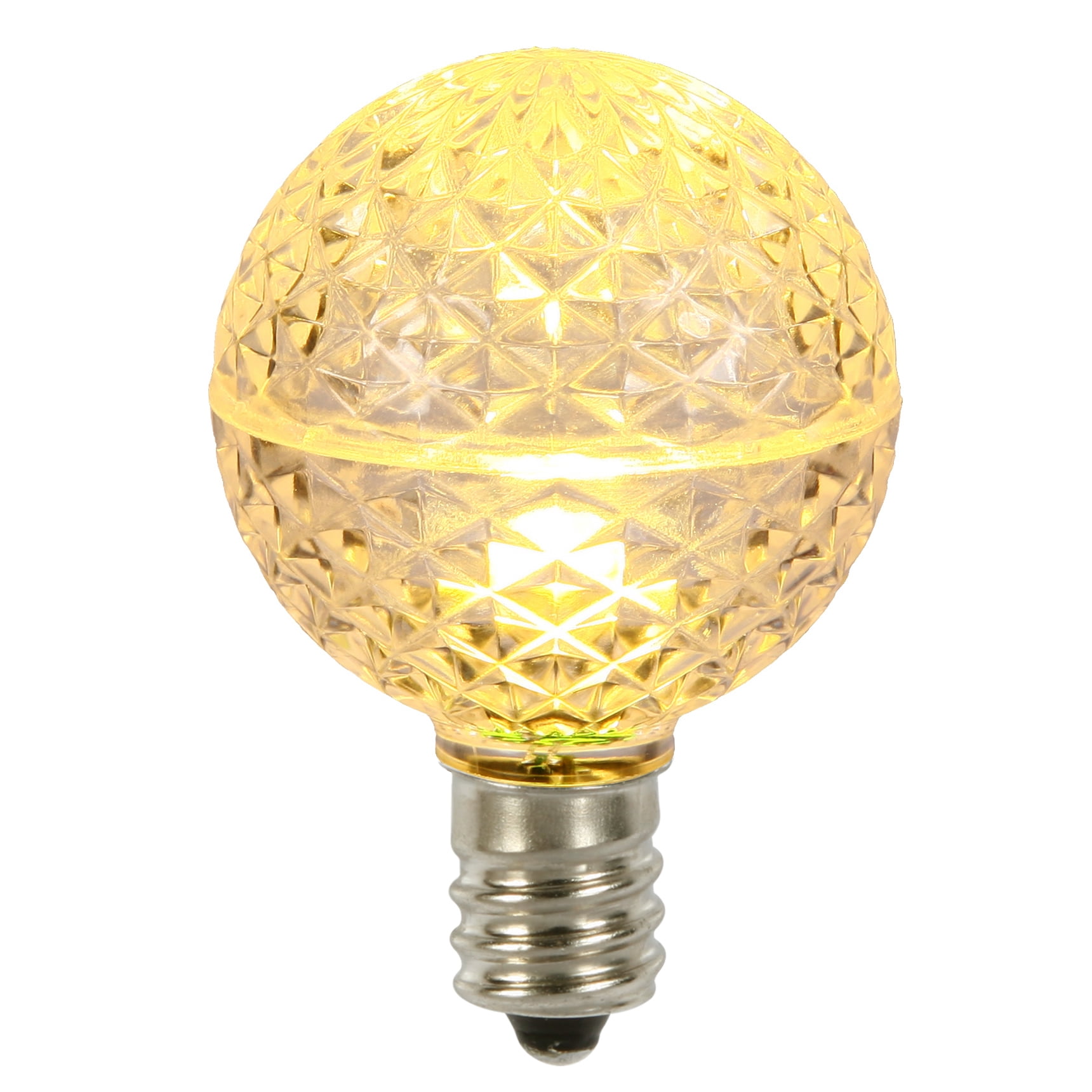 Vickerman G50 Faceted LED Warm White Replacement Bulb E17 .45W ...