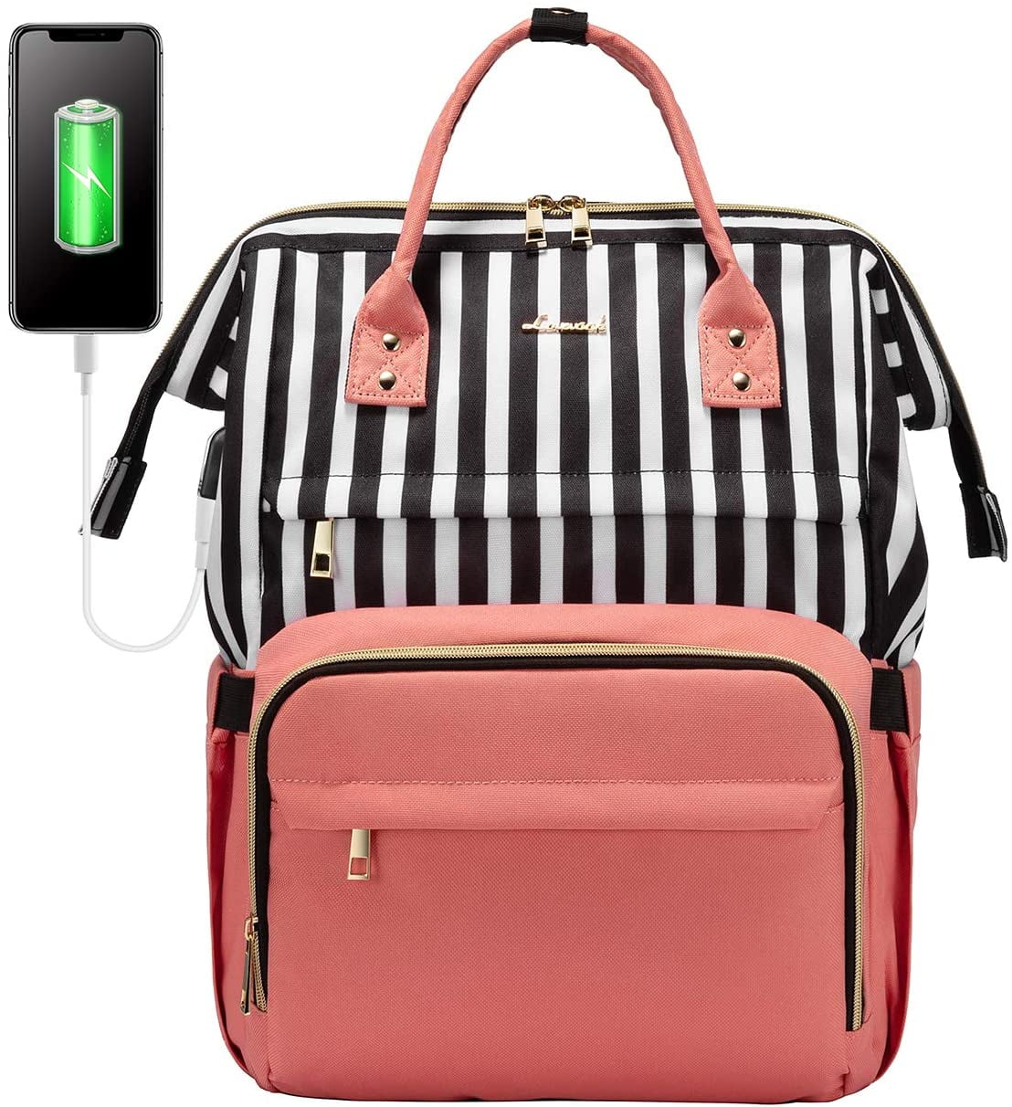 Laptop Backpack for Women Work Laptop Bag Stylish Teacher Backpack ...