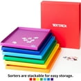 Tektalk Puzzle Sorting Trays Stackable Jigsaw Puzzle Sorters Puzzle Accessory for Puzzlers for ...