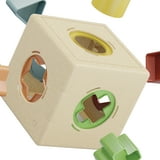 Quercetti: PlayBio Kubo Shape - 11pc Cube Block Sorter Toy, Shape-Size ...