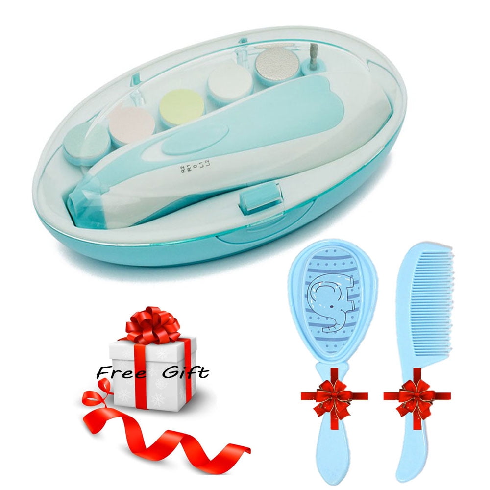 Baby Nail Clippers Safe Electric Baby Nail Trimmer, Baby Nail File Kit ...