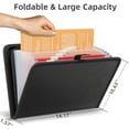 Gijjgole Fireproof Accordion File Organizer, Portable Waterproof ...