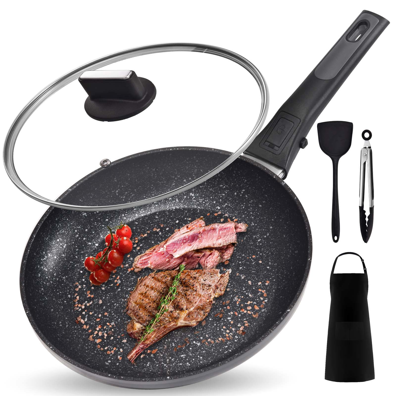 ARC Nonstick Frying Pan 10.5 Inches, Cookware, PFOA Free, All Stoves ...