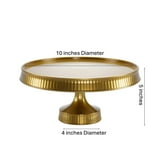 Disposable Premium Quality 10.5" Extra Heavyweight Gold Cake Plastic ...