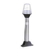 Attwood All-Round Pole Light with Fixed Base, 8", Anti Glare - Walmart.com