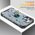 for iPhone 16 Pro Max Case, with Magnetic Car Mount Function, Military ...