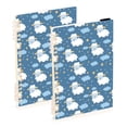 Cartoon Sheep Pattern A5 Notebook Refillable 60 Sheets Detachable Ring ...
