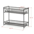 Nandae Spice Rack 2 Tier Kitchen Countertop Organizer for Jars Bottles ...