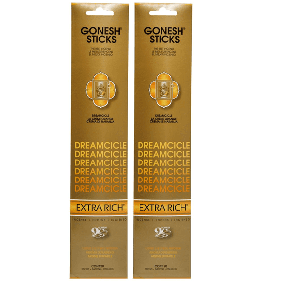 Gonesh Incense Sticks CRYPTIC WOODS EXTRA RICH,2 Pack (160 Incense ...