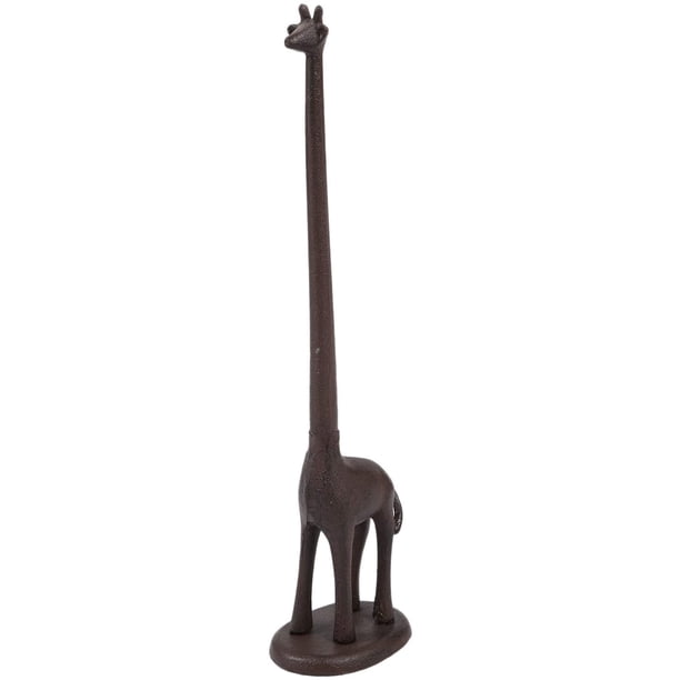 Paper Towel Holder Free Standing Cast Iron Giraffe Paper Holder ...