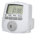 Intermatic Digital Plug In Timer, 120V, 15A, Electric Switch with Power ...
