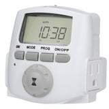 Intermatic Digital Plug In Timer, 120V, 15A, Electric Switch with Power ...