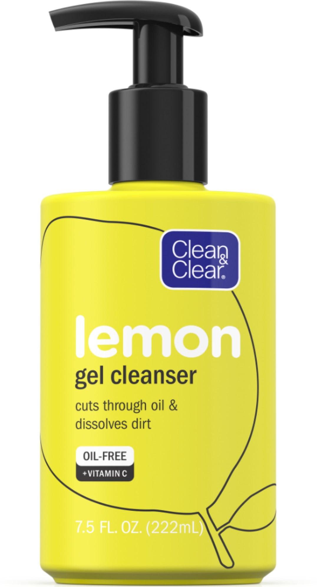 Clean & Clear Lemon Gel Cleanser 7.5 oz (Pack of 6) - Walmart.com